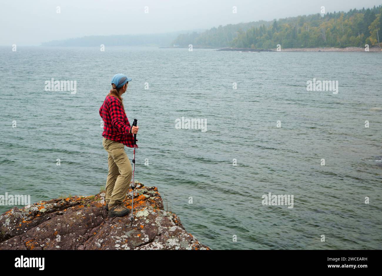 Lake Superior from Sugarloaf Point, Sugarloaf Cove State Natural Area ...