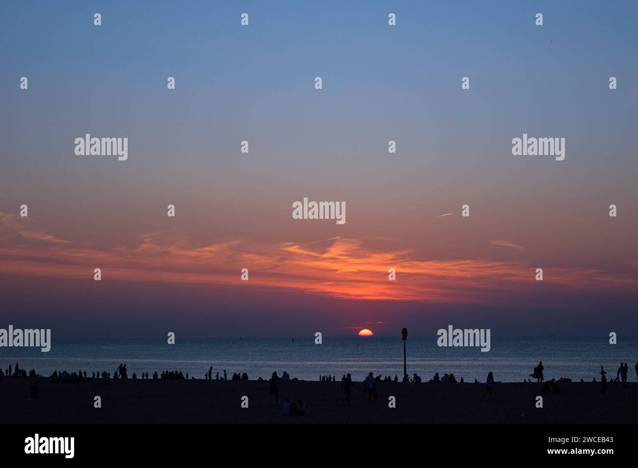 Scheveningen sunset hi-res stock photography and images - Alamy