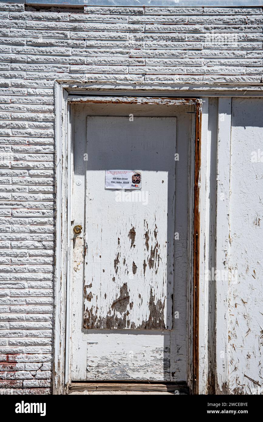 Store Front on Main Street, Filer, Idaho Stock Photo - Alamy