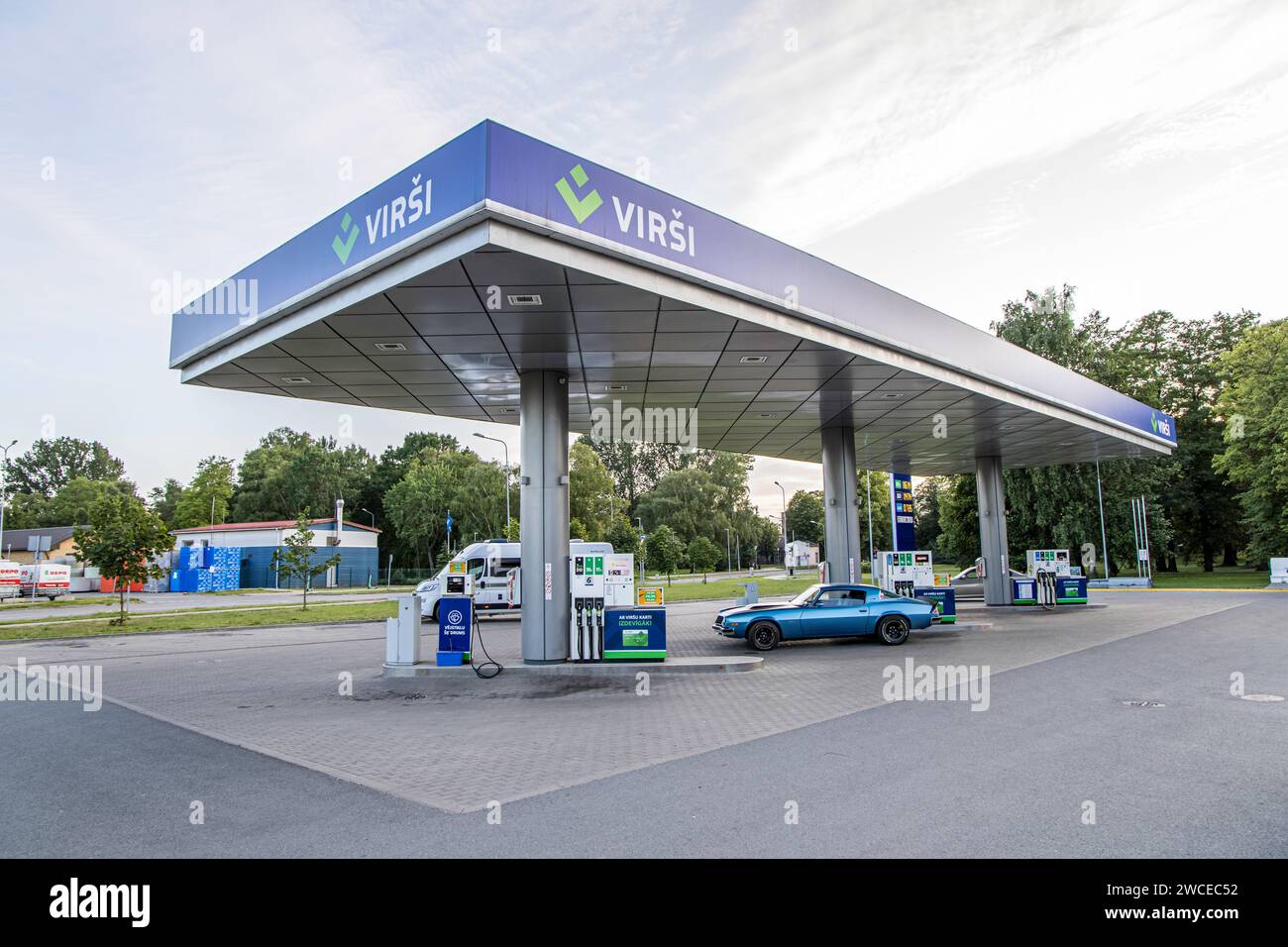 Viris petrol station hi-res stock photography and images - Alamy