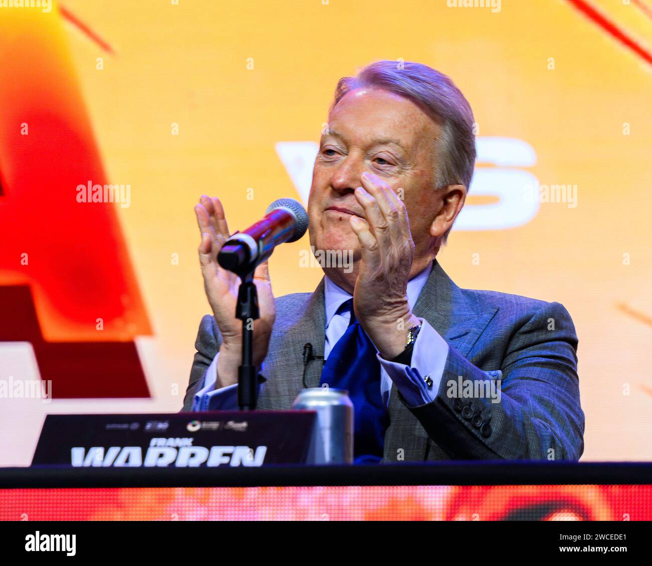 LONDON, UNITED KINGDOM. 15 Jan, 2024. Frank Warren of Queensbury ...