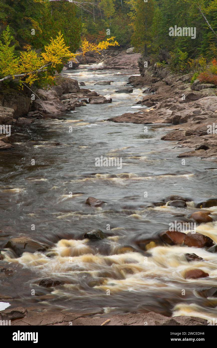 Temperance River along Superior Hiking Trail, Temperance River State ...
