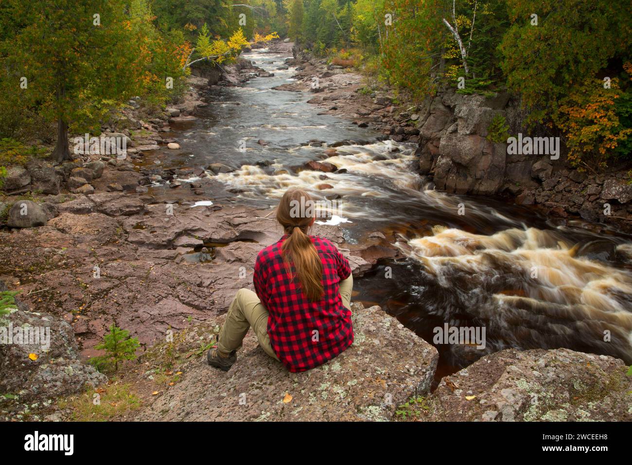 Temperance River view along Superior Hiking Trail, Temperance River ...