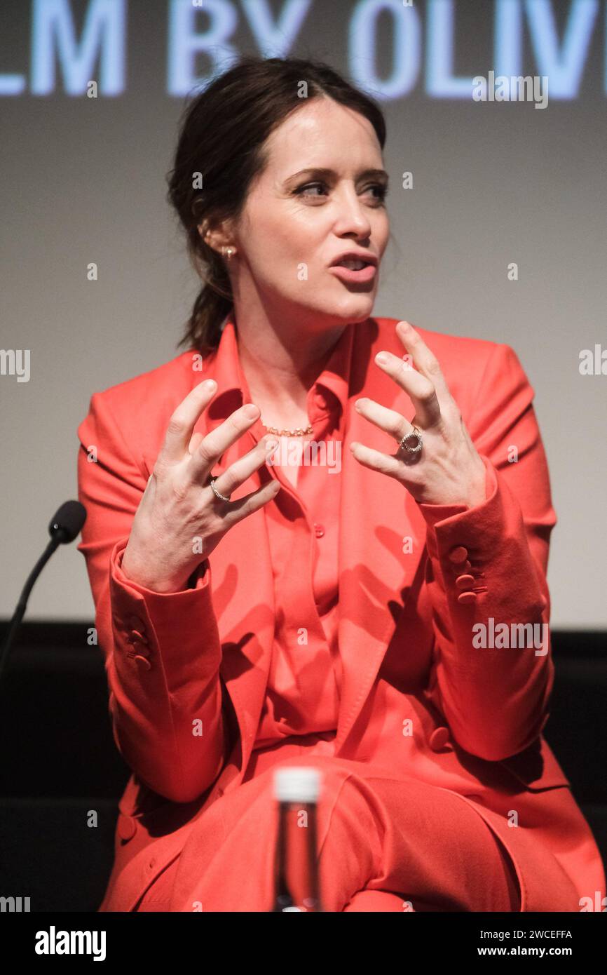 BFI Southbank, London, UK. 15th Jan, 2024. Claire Foy on stage at Mark ...
