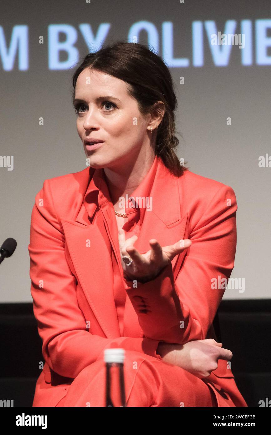 BFI Southbank, London, UK. 15th Jan, 2024. Claire Foy on stage at Mark ...
