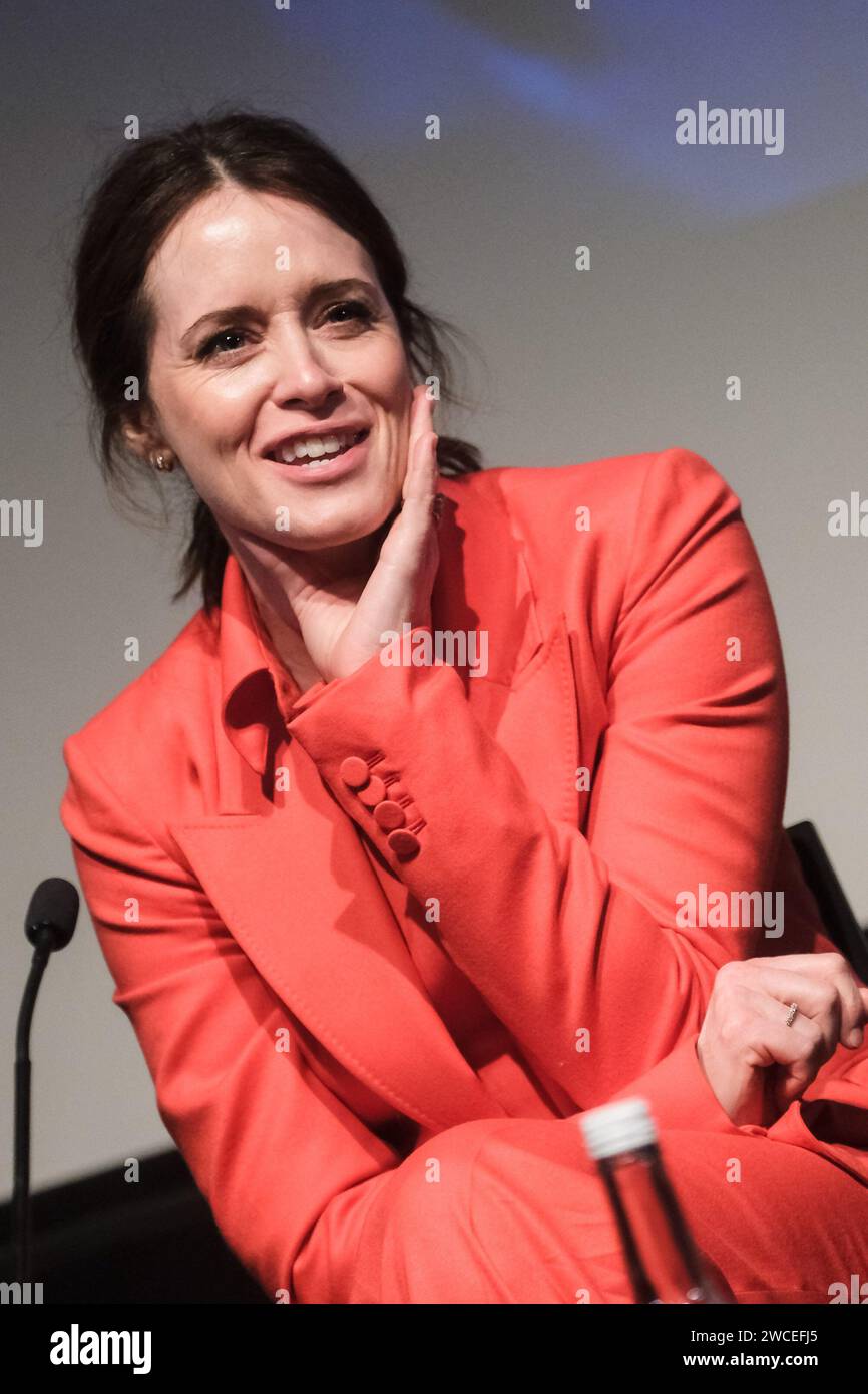 BFI Southbank, London, UK. 15th Jan, 2024. Claire Foy on stage at Mark ...