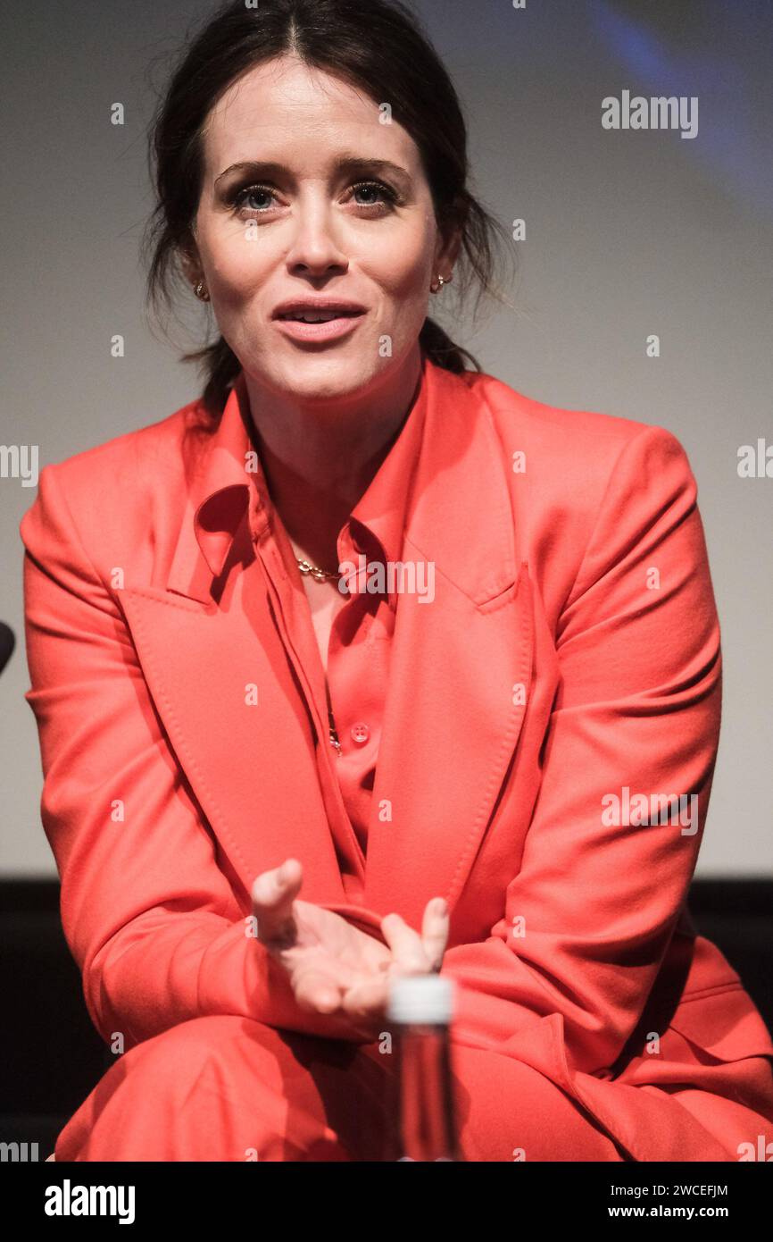 BFI Southbank, London, UK. 15th Jan, 2024. Claire Foy on stage at Mark ...