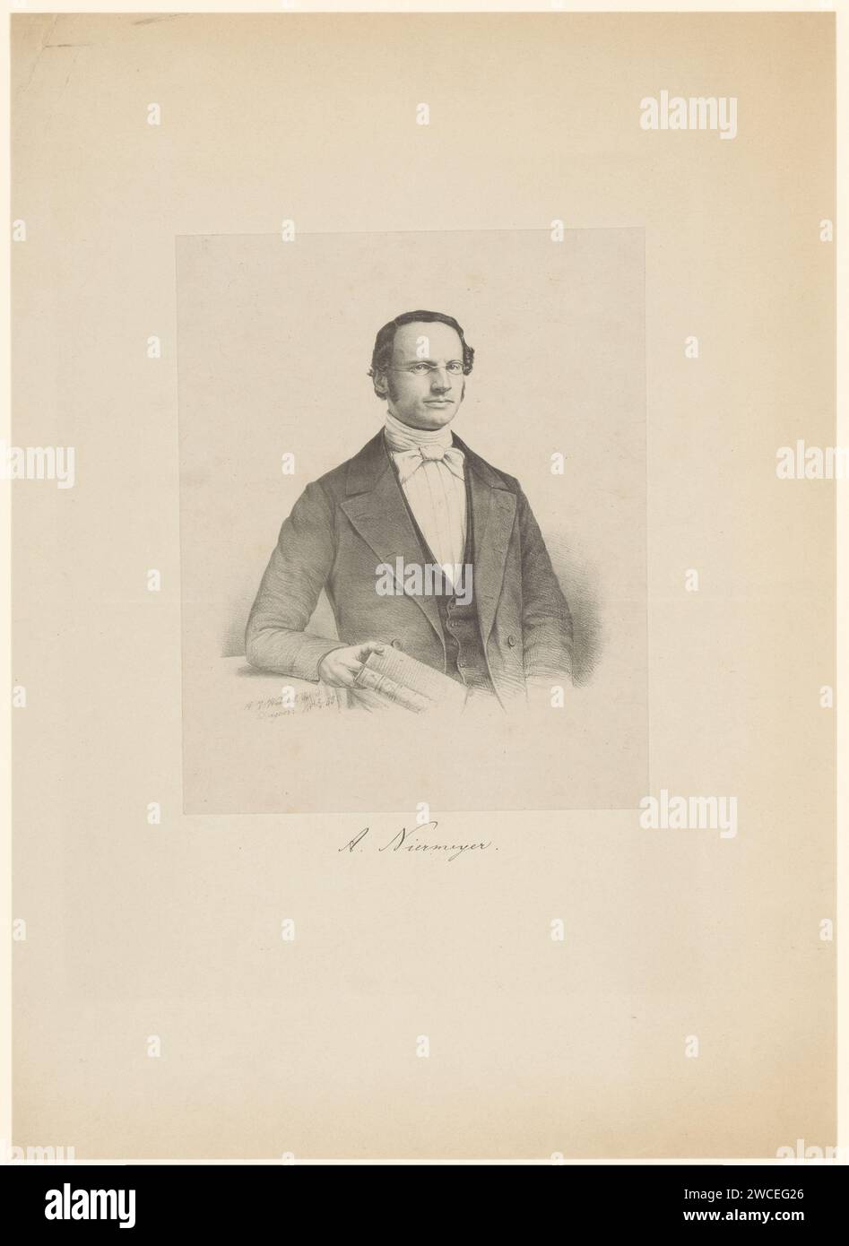 Portrait of Antonie Niermeijer, Abraham Jacobus Wendel, after Unknown ...
