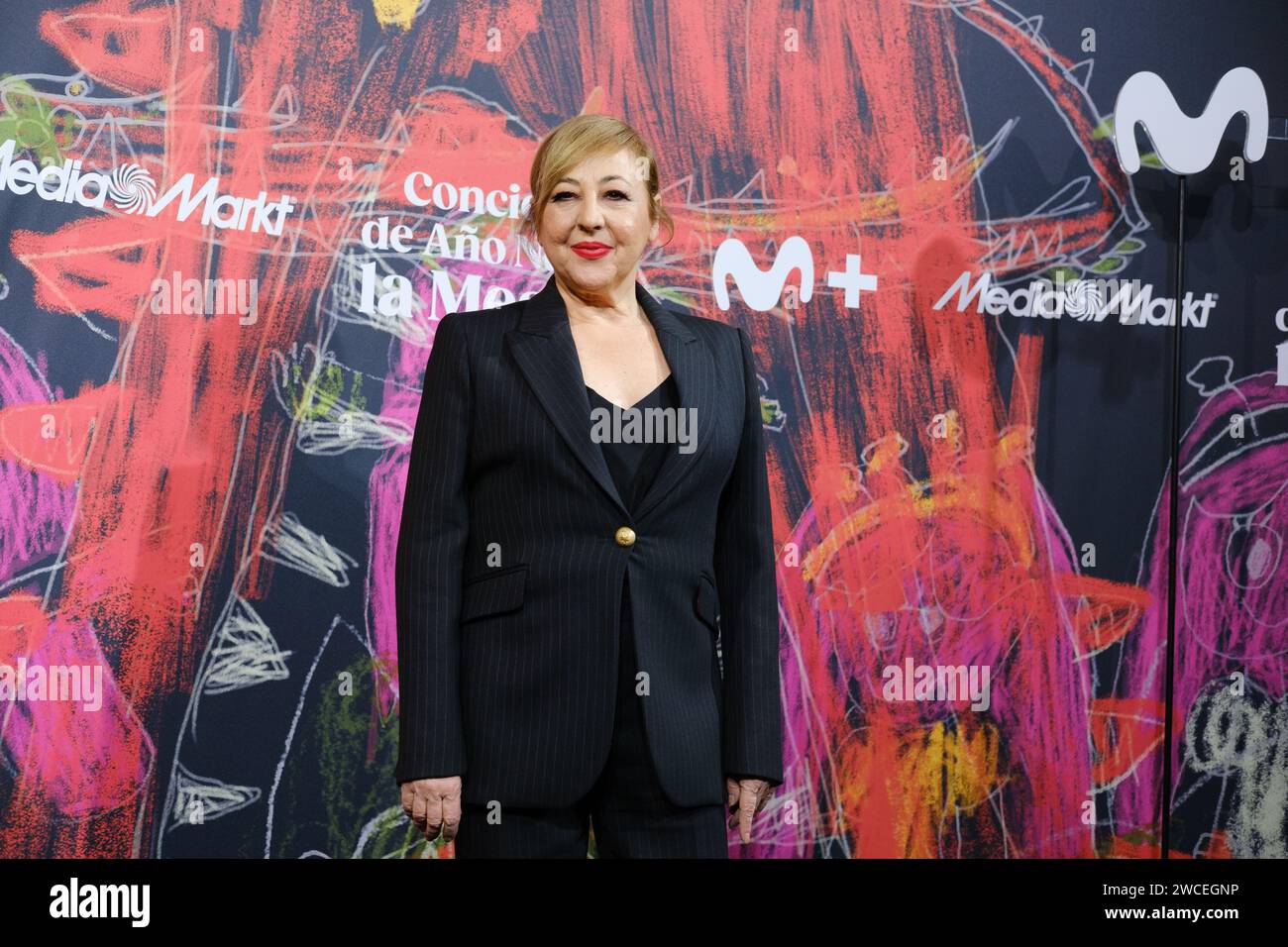Madrid, Spain. 15th Jan, 2024. Carmen Machi attends the concert of ...