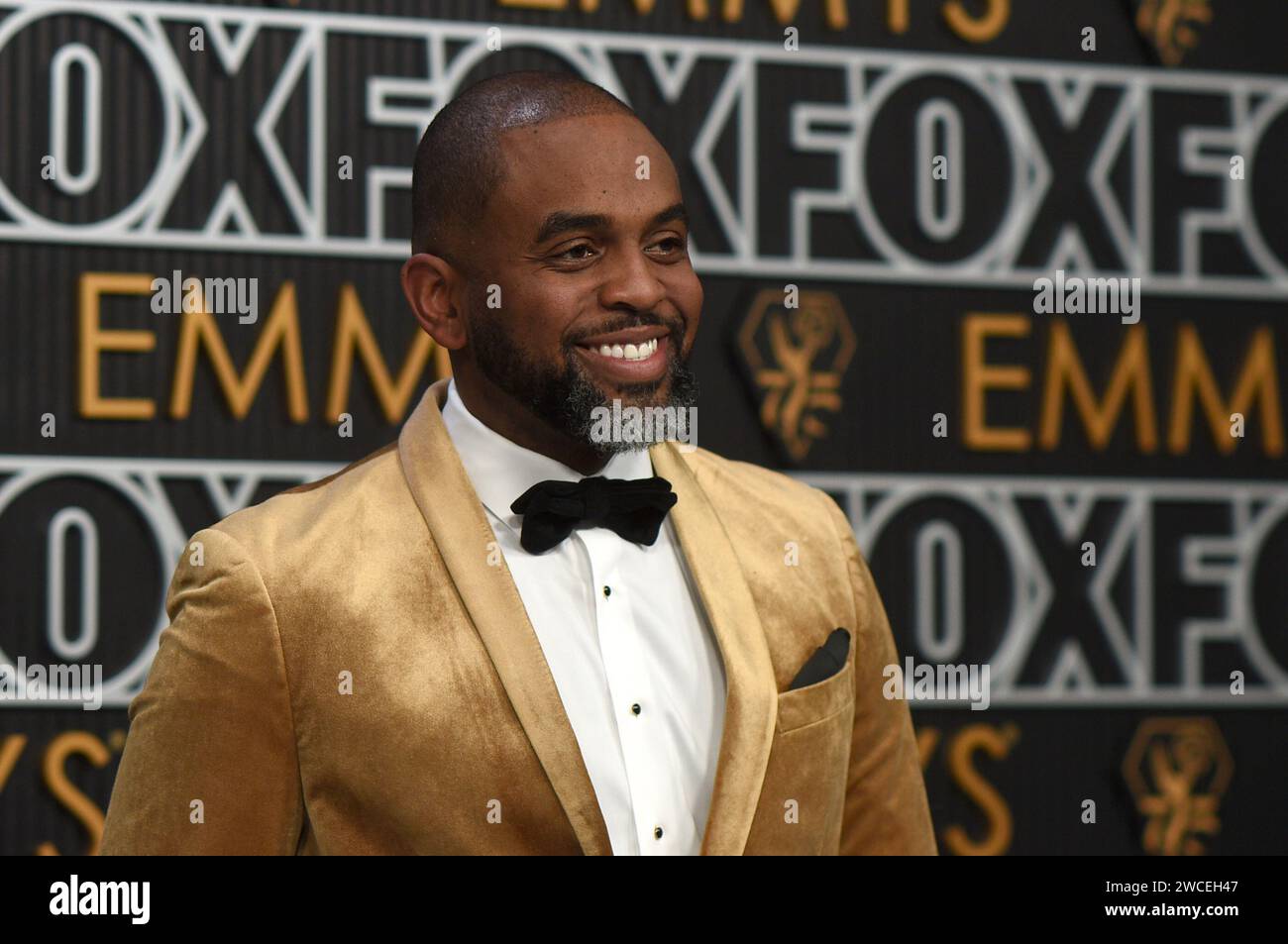 Albert Lawrence arrives at the 75th Primetime Emmy Awards on Monday ...