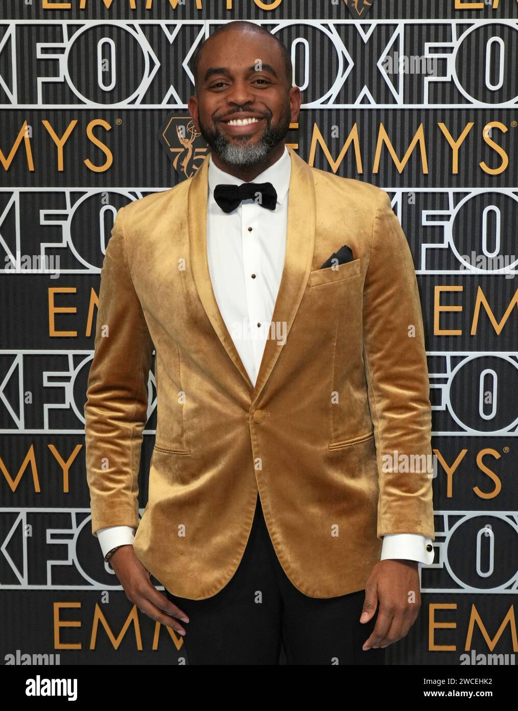 Albert Lawrence poses for a Red Carpet portrait at the 75th Emmy Awards ...