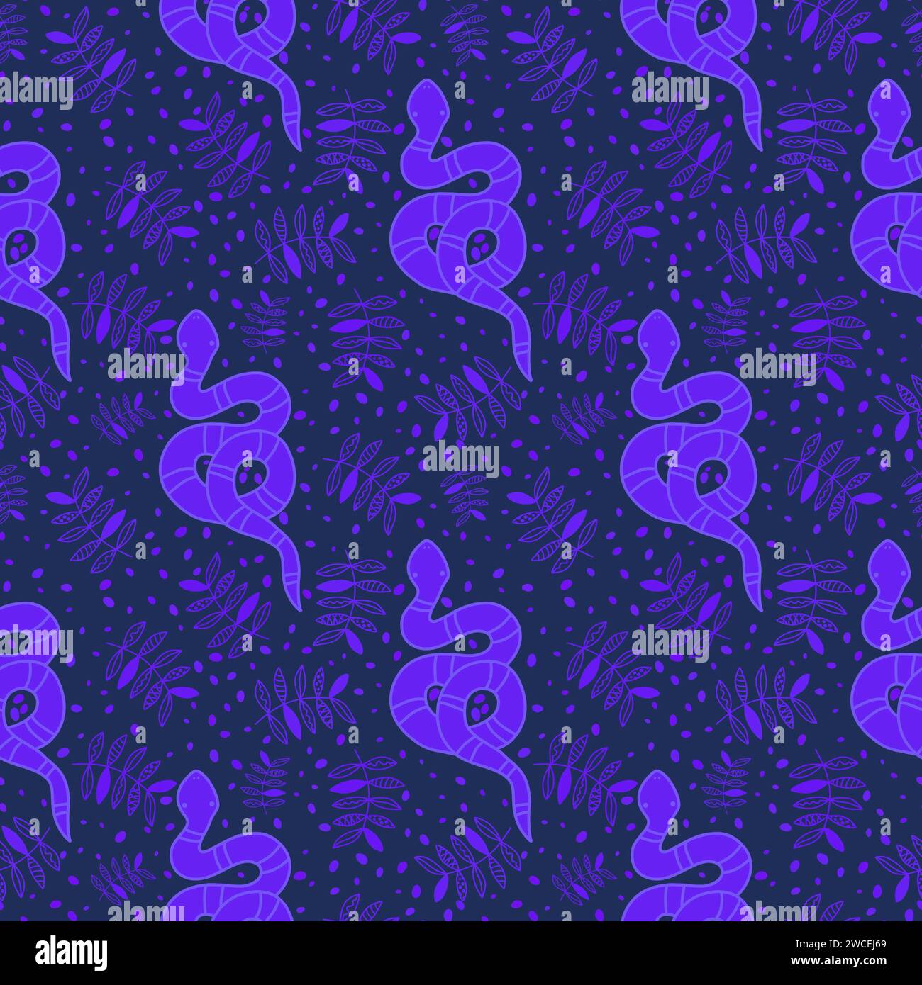 Cartoon animals seamless snakes pattern for wrapping paper and fabrics ...