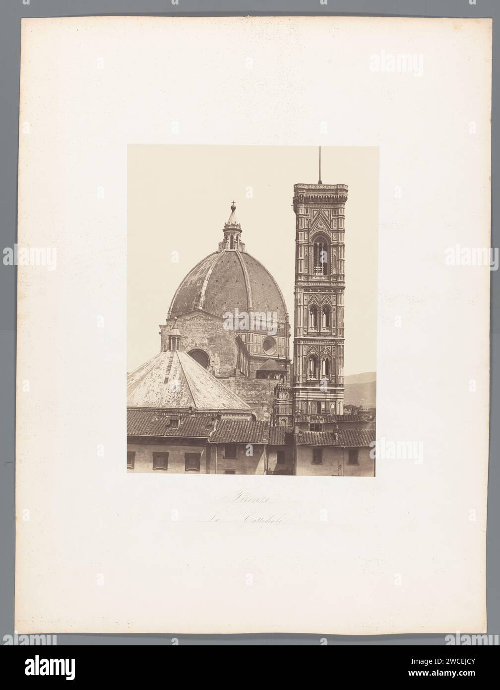 Dome and the Campanile of the Dom in Florence, Fratelli Alinari, c ...