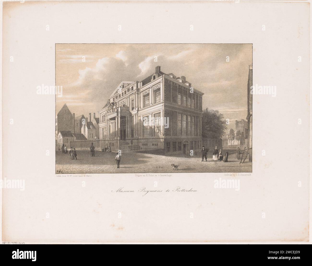 Building of Museum Boijmans in Rotterdam, Hendrik Wilhelmus Last, After ...
