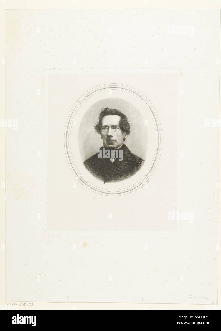 Portrait of Johan Rudolf Thorbecke, Petrus Johannes Arendzen, 1876 ...