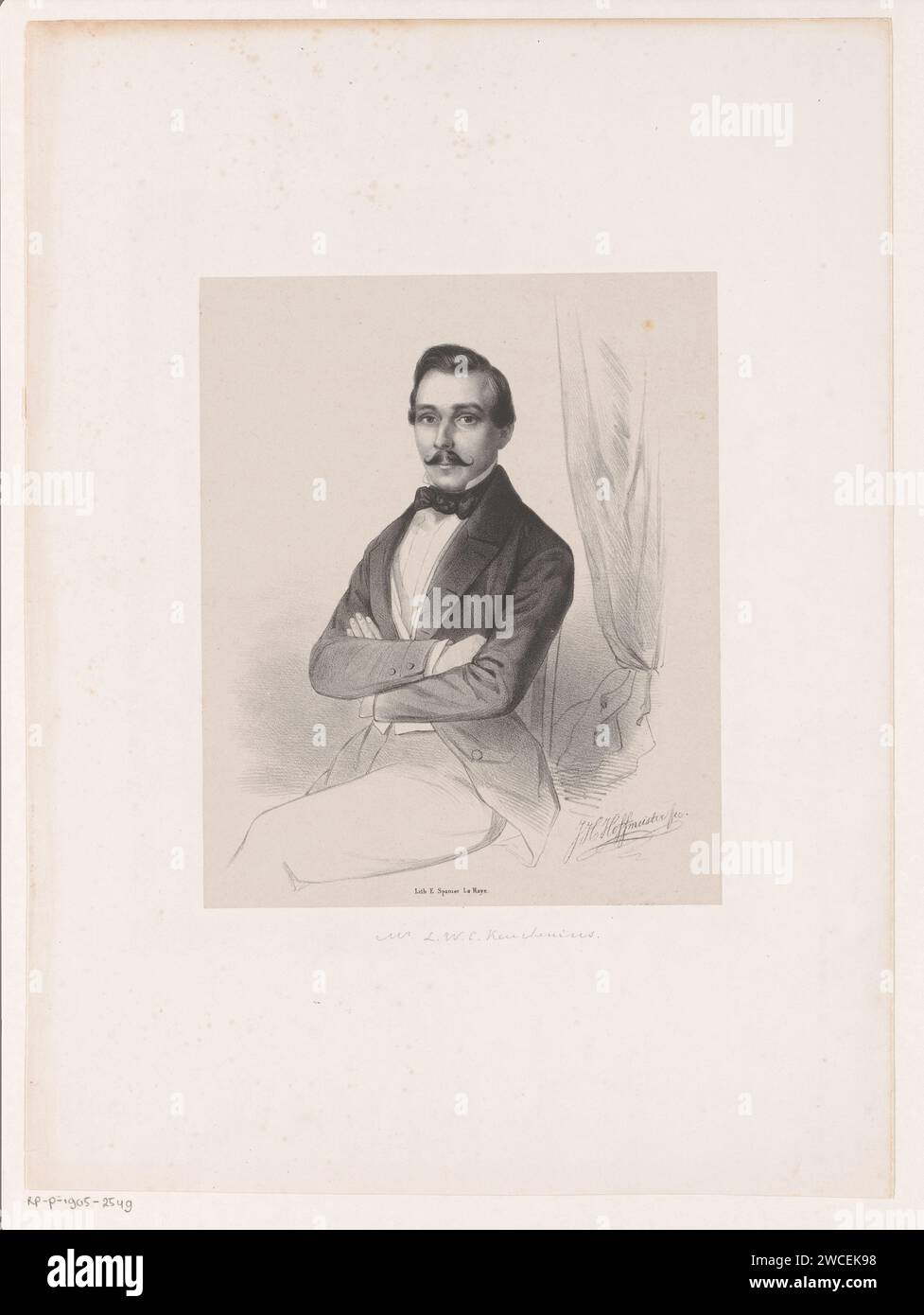 Portrait of Levinus Wilhelmus Christiaan Keuchenius, Johan Hendrik ...