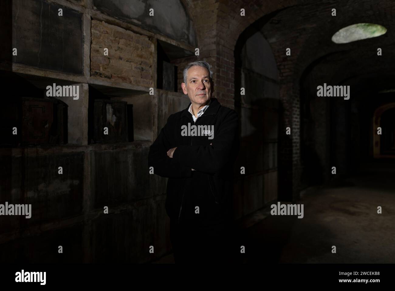 Ian Dungavell, CEO, Friends of Highgate Cemetery Trust inside the ...