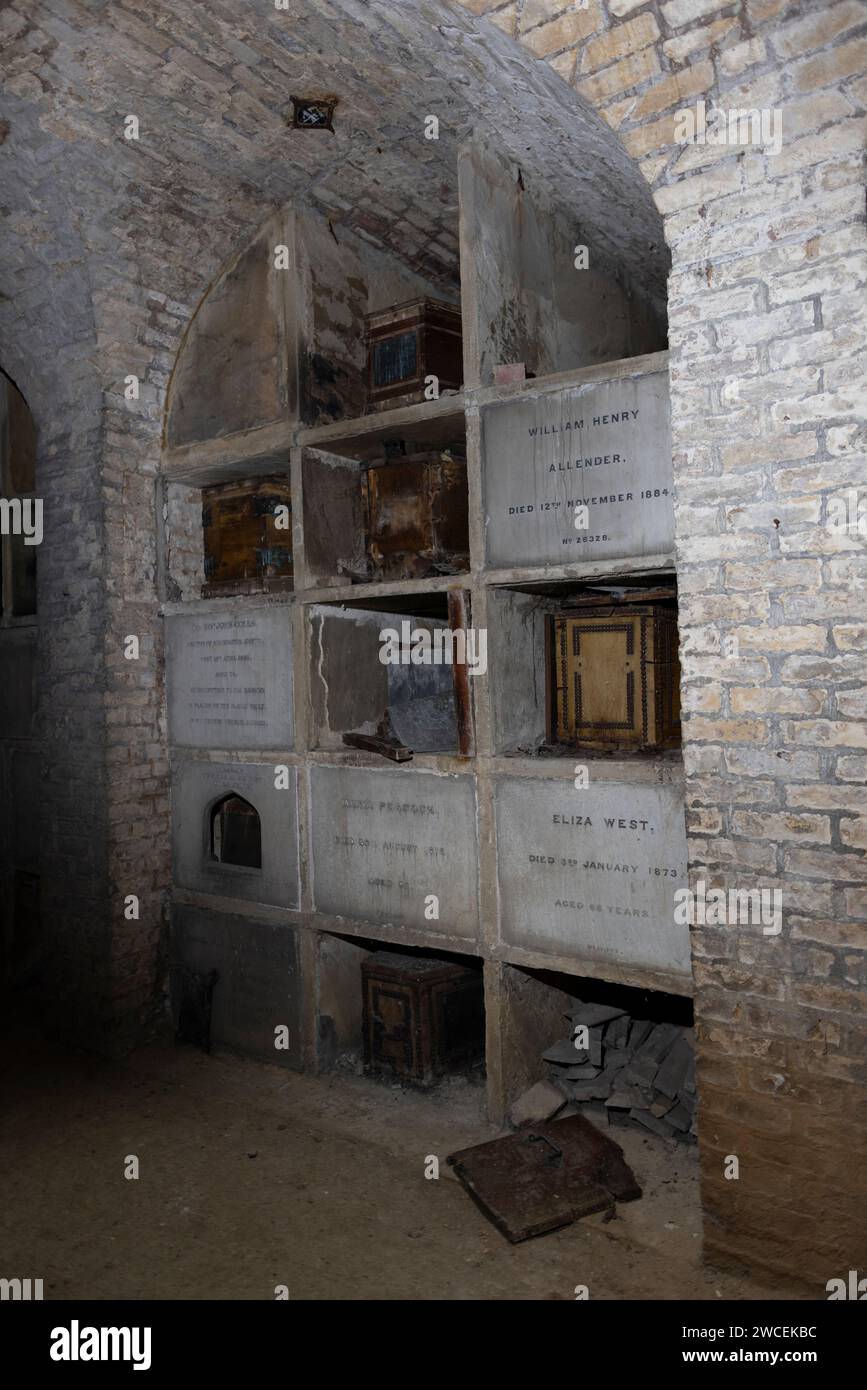 Terrace Catacombs at Highgate Cemetery, North London graveyard secures ...