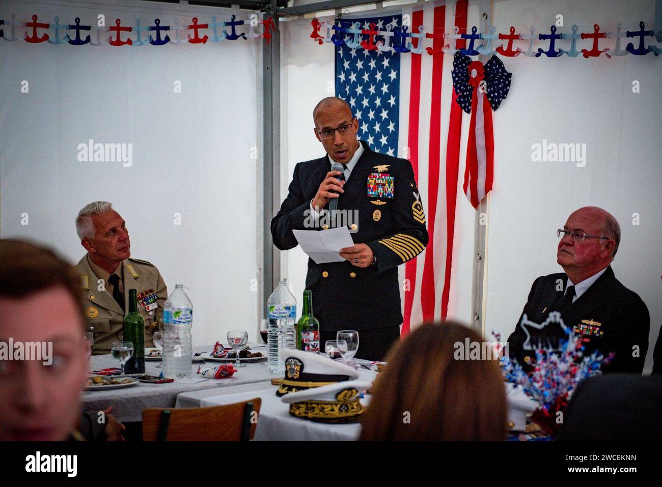 Fleet master chief derrick walters hi-res stock photography and images ...