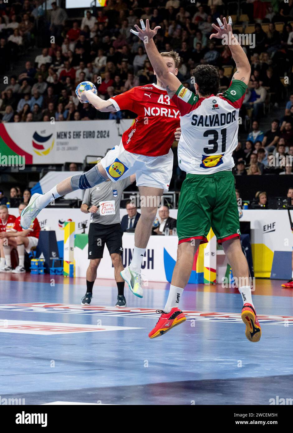 Muenchen, Deutschland. 15th Jan, 2024. Simon Bogetoft Pytlick ...