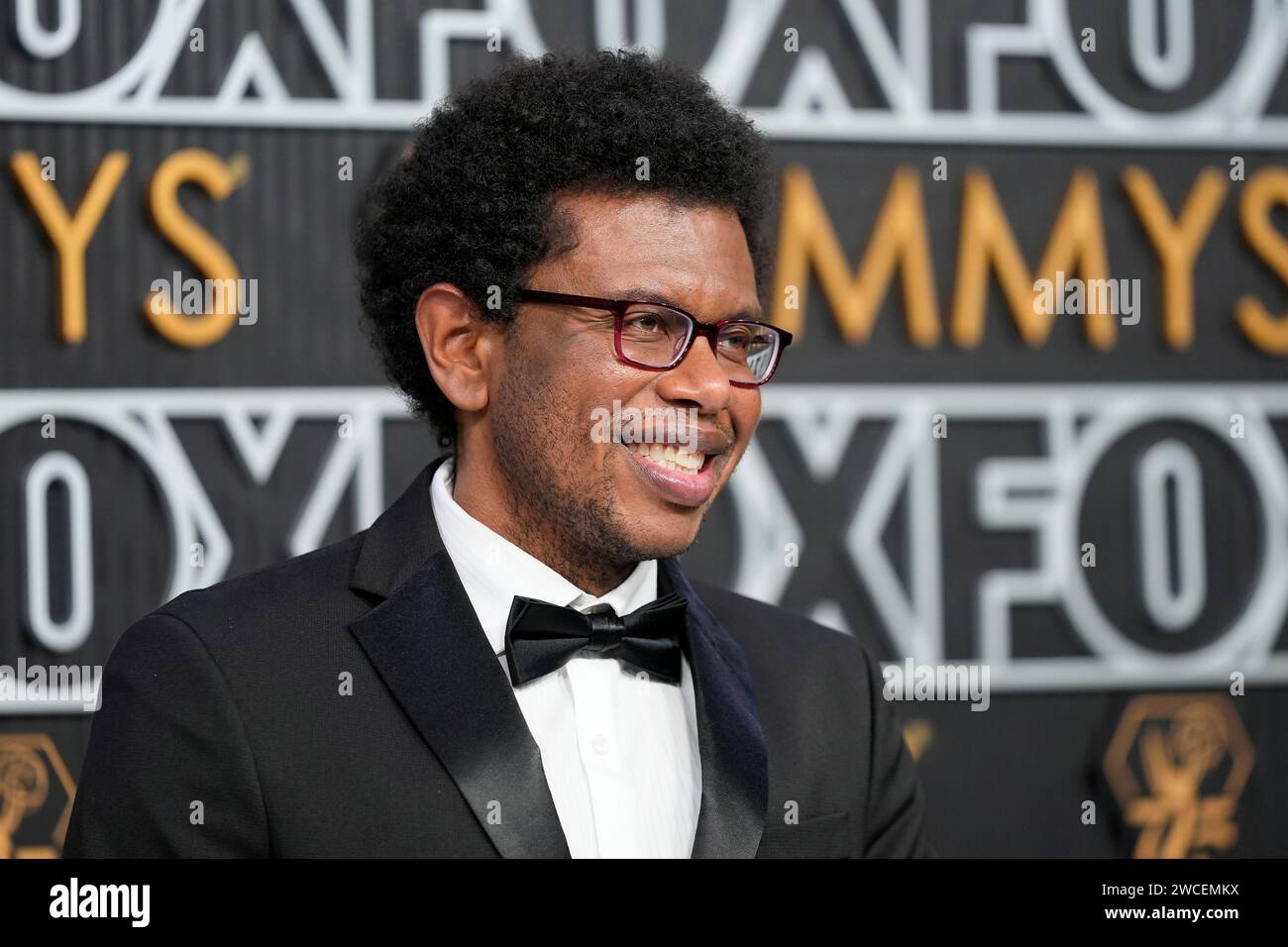 David McMillan arrives at the 75th Primetime Emmy Awards on Monday, Jan ...