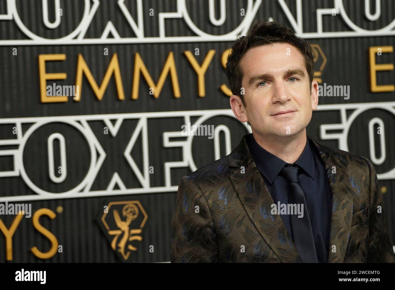 Jake Schreier poses for a Red Carpet portrait at the 75th Emmy Awards ...