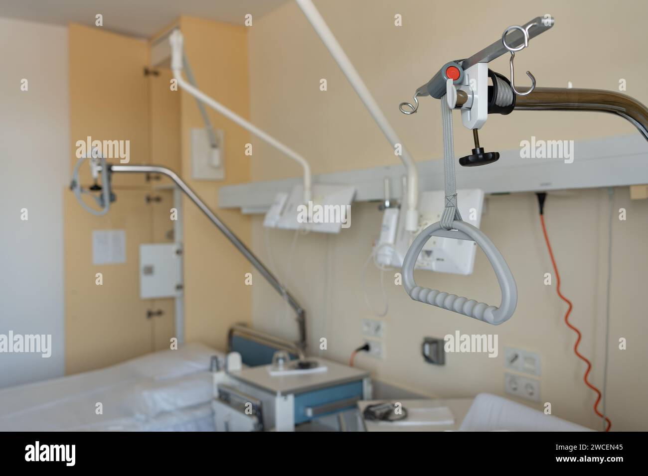 Rehabilitation room with equipment . Resuscitation chamber in municipal ...