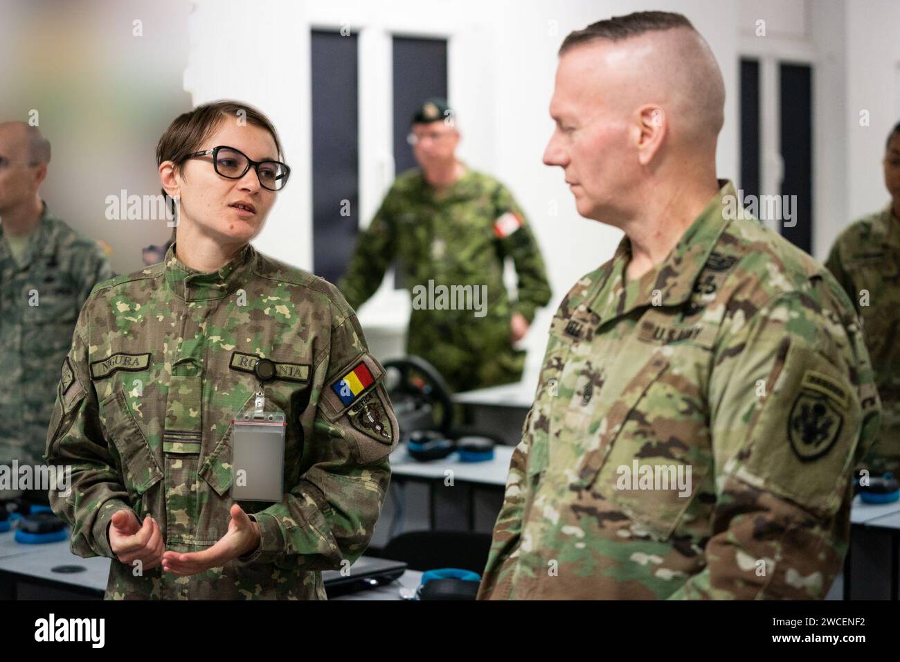U.S. Army Command Sgt. Maj. John W. Troxell, Senior Enlisted Advisor to ...