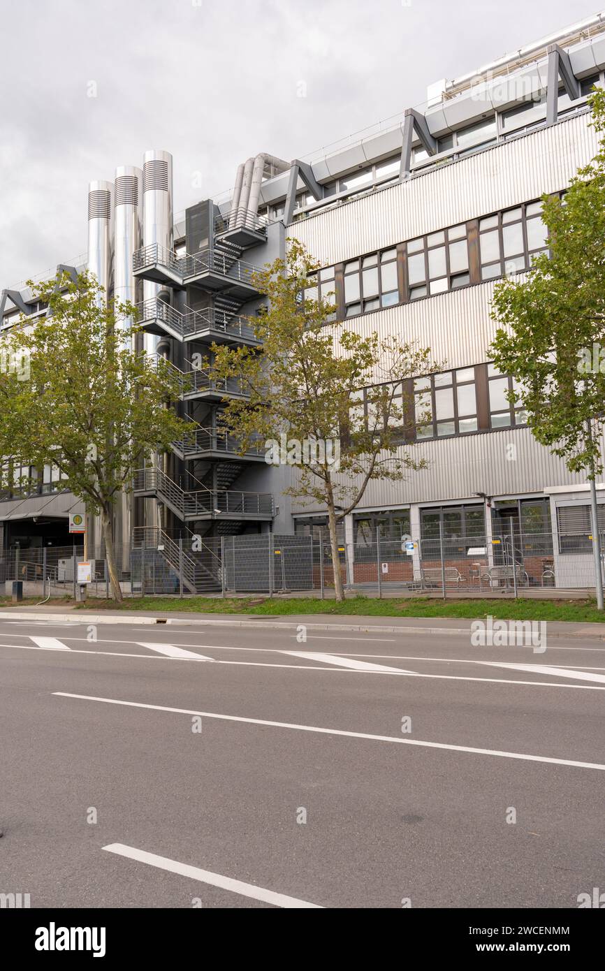 An industrial enterprise in Europe. A factory for the production of ...