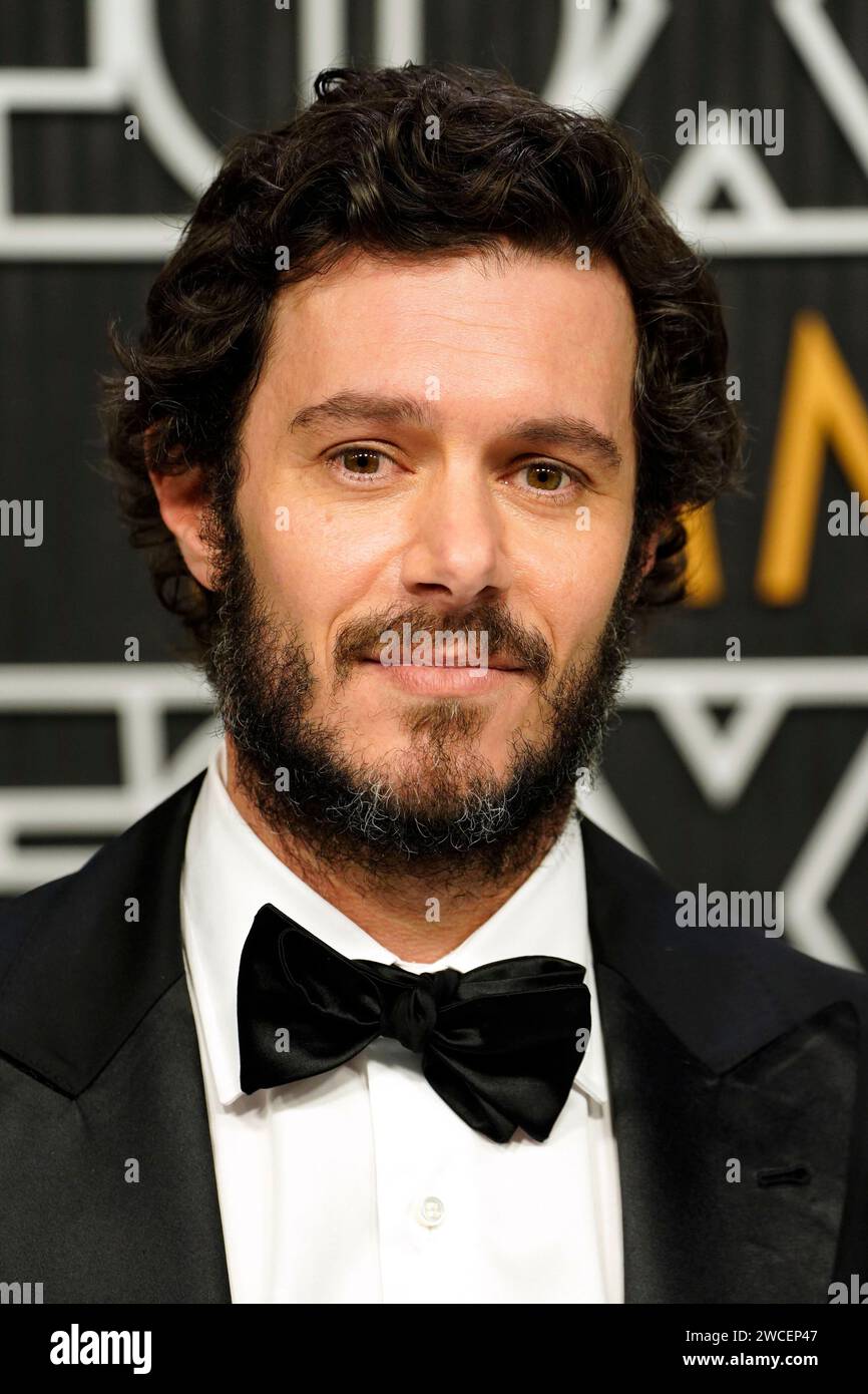 Adam Brody poses for a Red Carpet portrait at the 75th Emmy Awards on ...