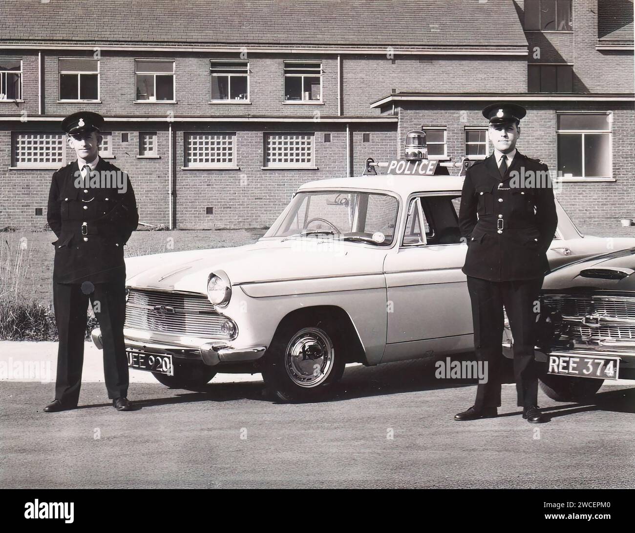 Traffic officers Circa 1953 Stock Photo - Alamy