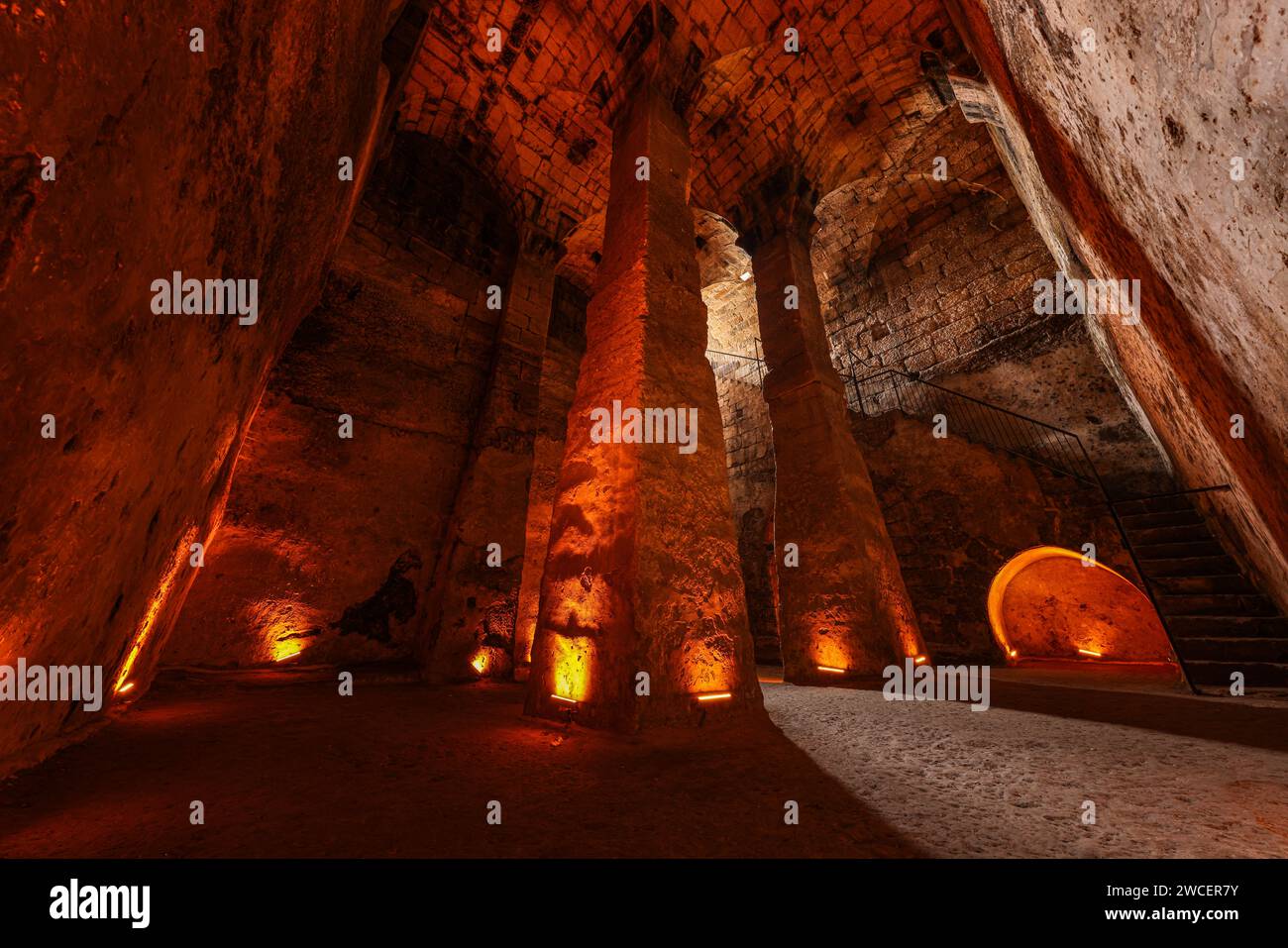 Dara Ancient City. Mesopotamia. Mardin, Turkey.Dara Ancient City, one ...