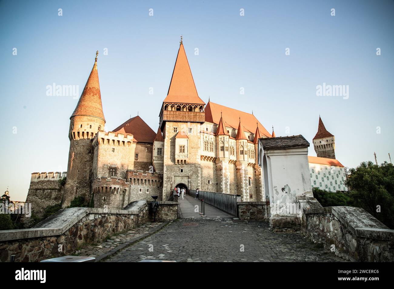 hunedoara Castle, also known a Corvin Castle or Hunyadi Castle, is a ...
