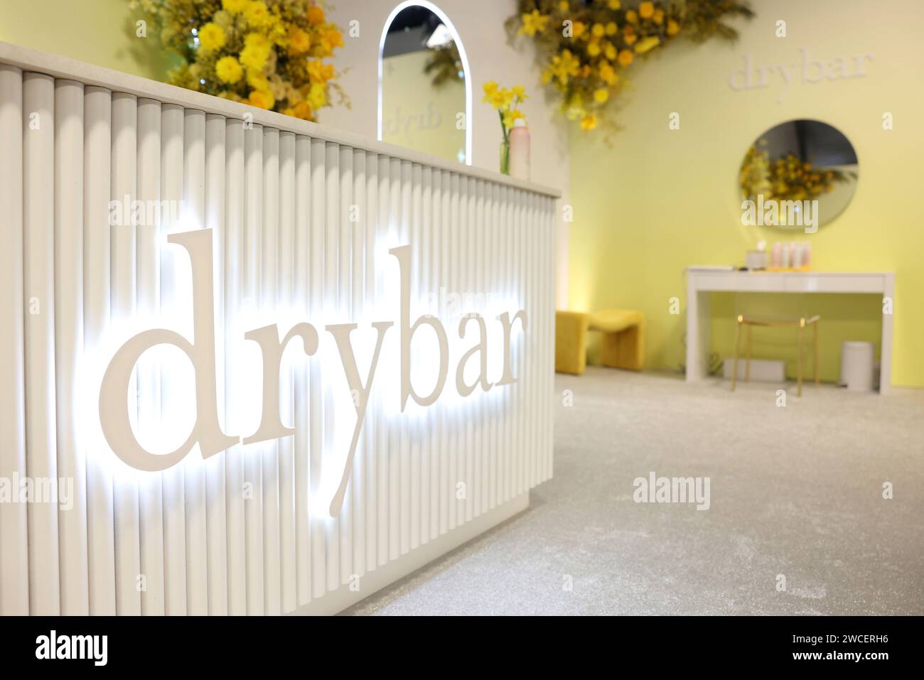 The Drybar touch up station helps nominees and winners look their best on the Red Carpet at the ...