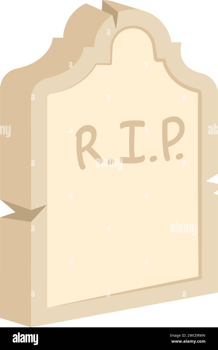 Detailed tombstone icon Vector Stock Vector Image & Art - Alamy