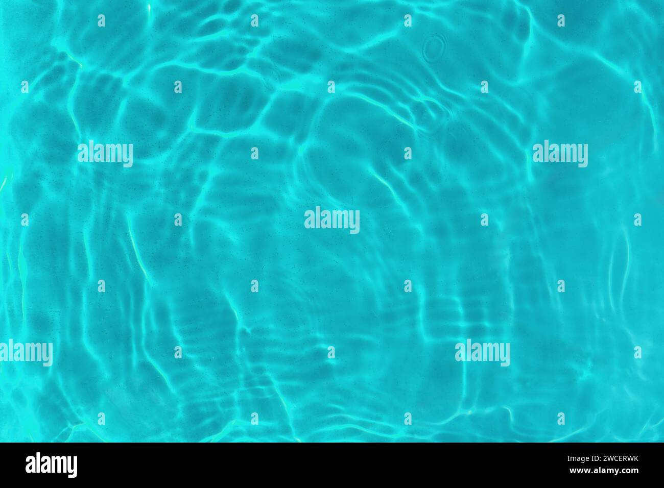 Transparent turquoise clear water surface texture with ripples, waves ...