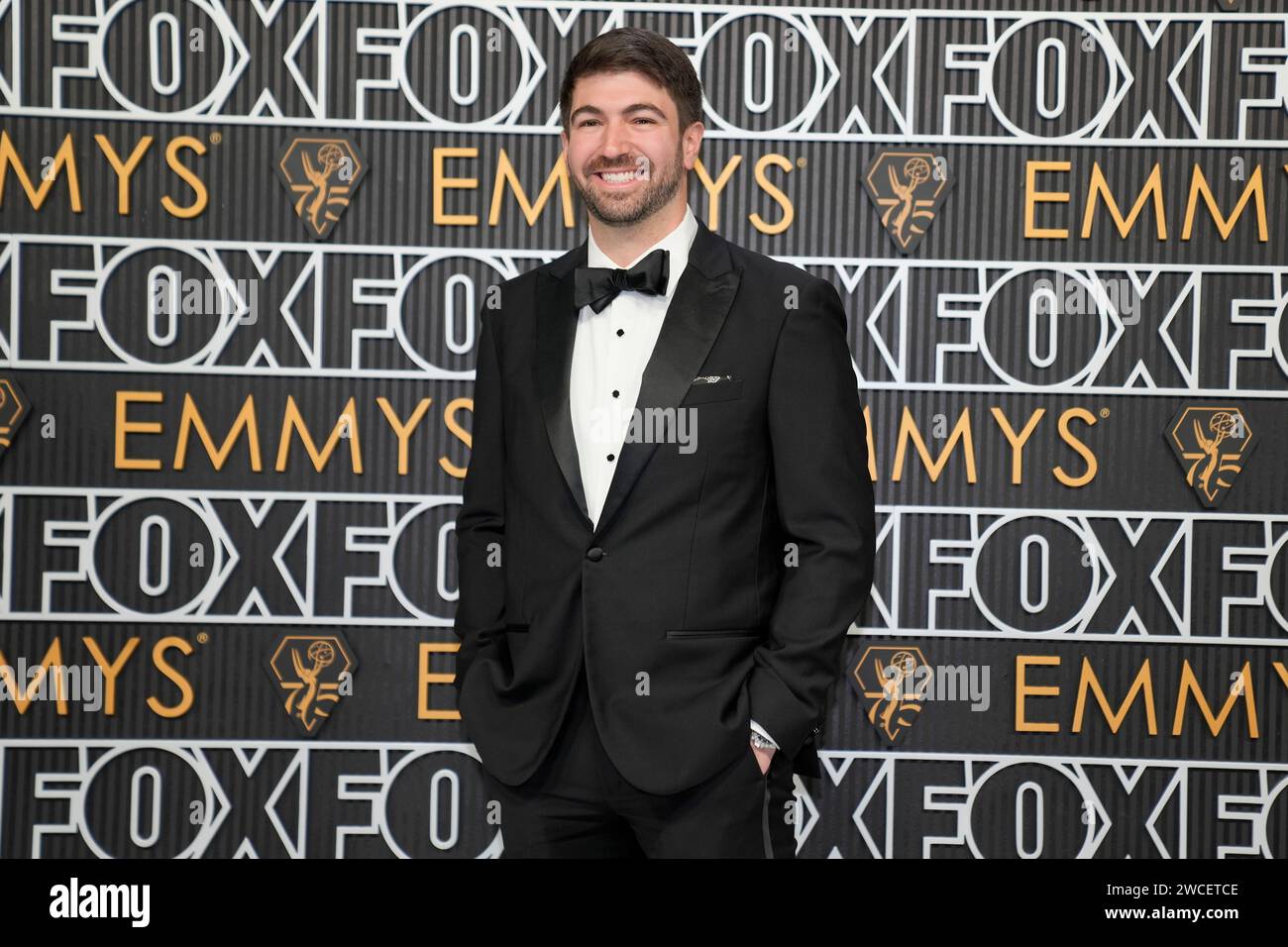 Daniel Glantz arrives at the 75th Primetime Emmy Awards on Monday, Jan ...
