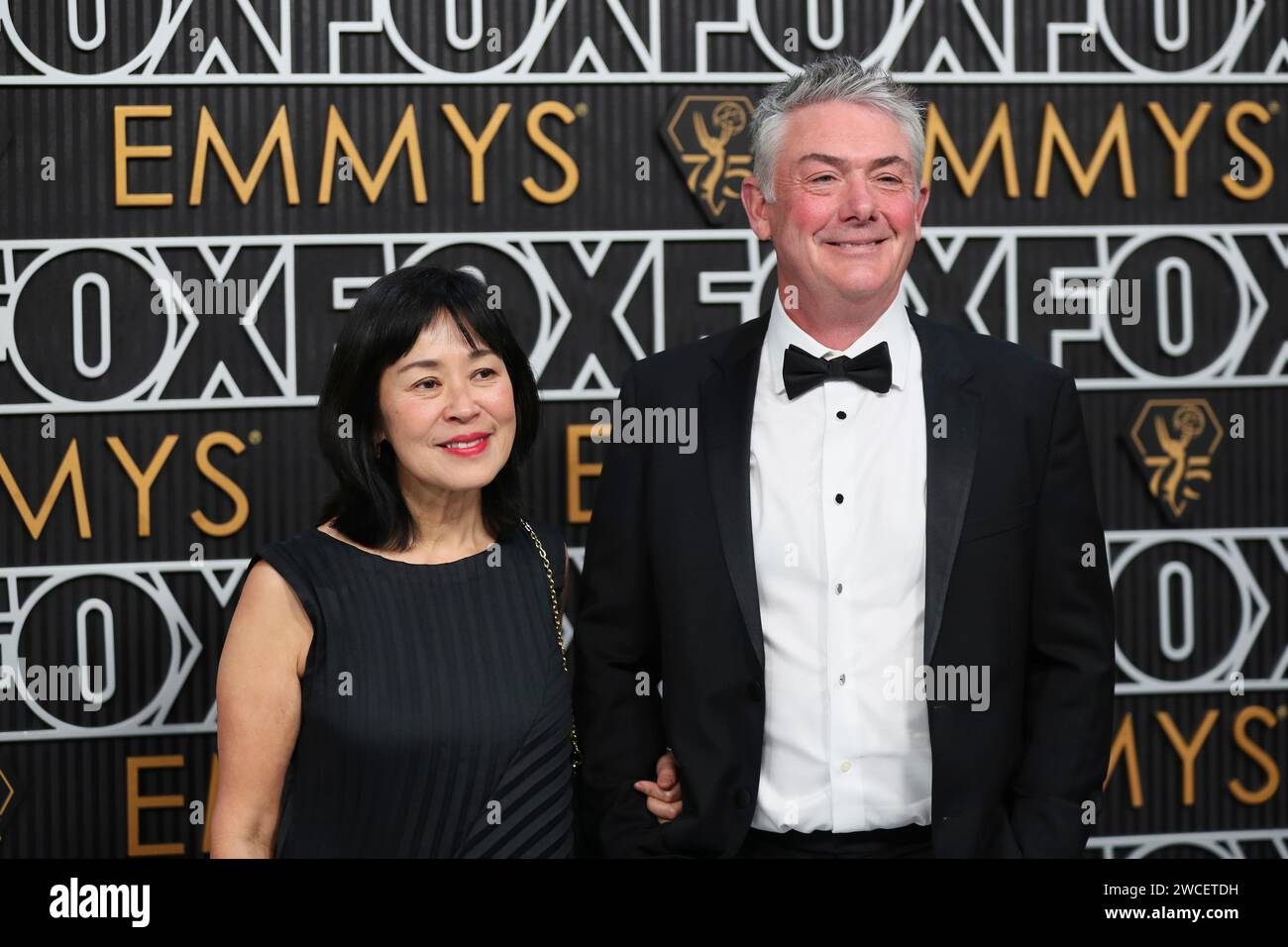 Rose Lam, left, and Jeremy Webb pose for a Red Carpet portrait at the ...