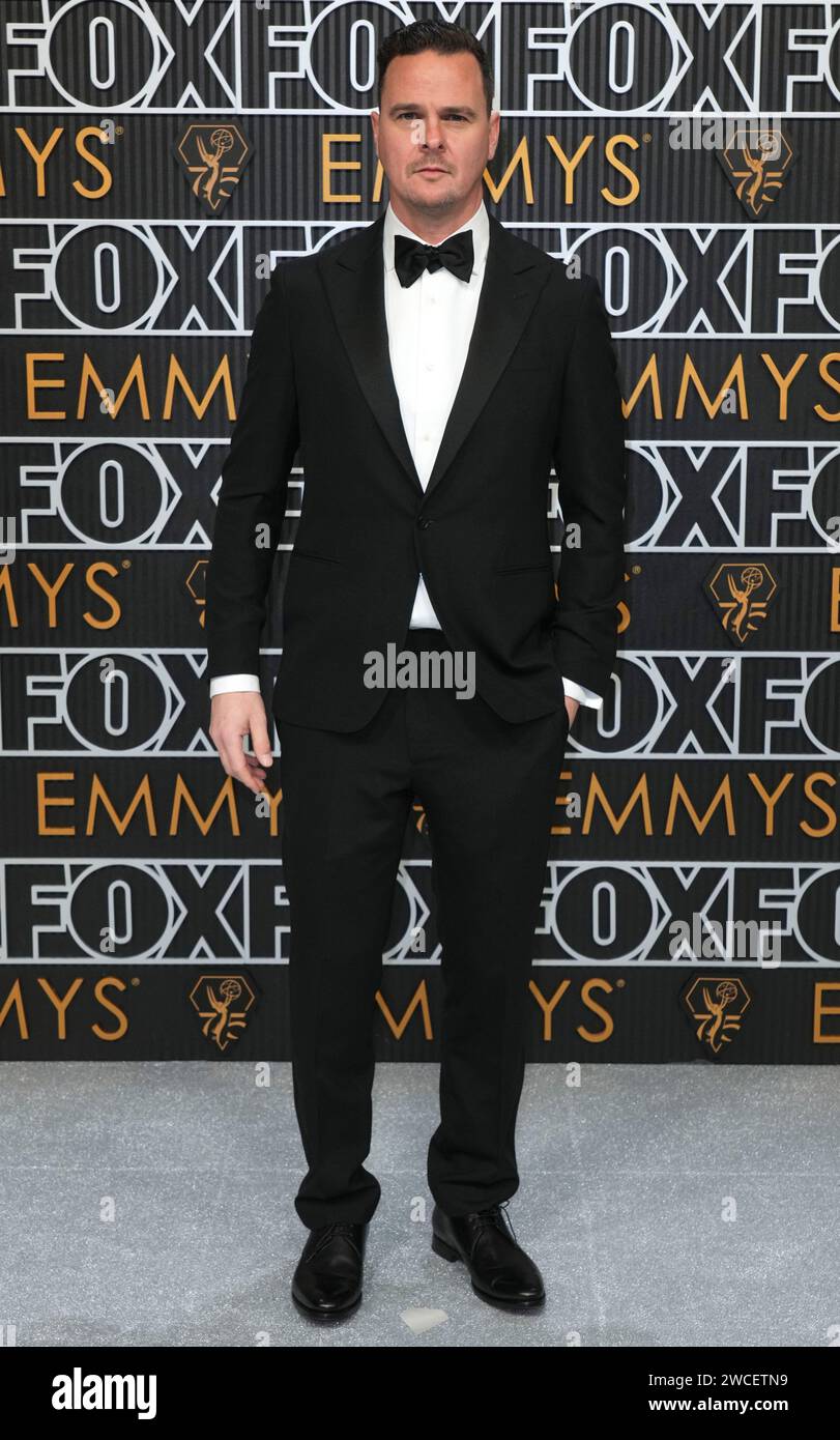 Joby Harold poses for a Red Carpet portrait at the 75th Emmy Awards on ...