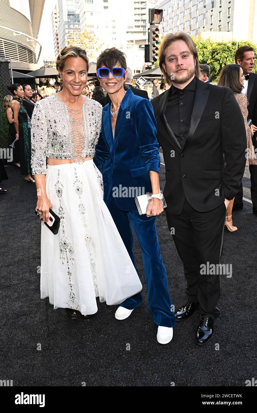 Maria Bello, Dominique Crenn and Jackson Blue McDermott arrive at the ...