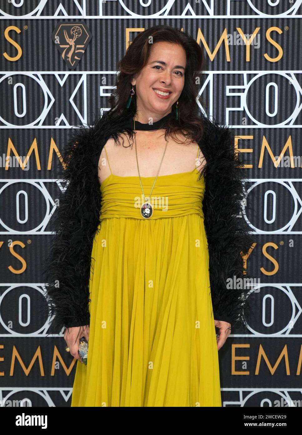 Neena Beber poses for a Red Carpet portrait at the 75th Emmy Awards on ...