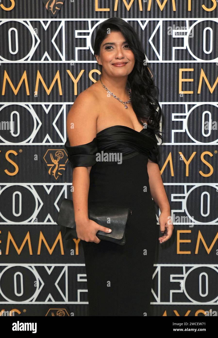 Dipika Guha poses for a Red Carpet portrait at the 75th Emmy Awards on ...