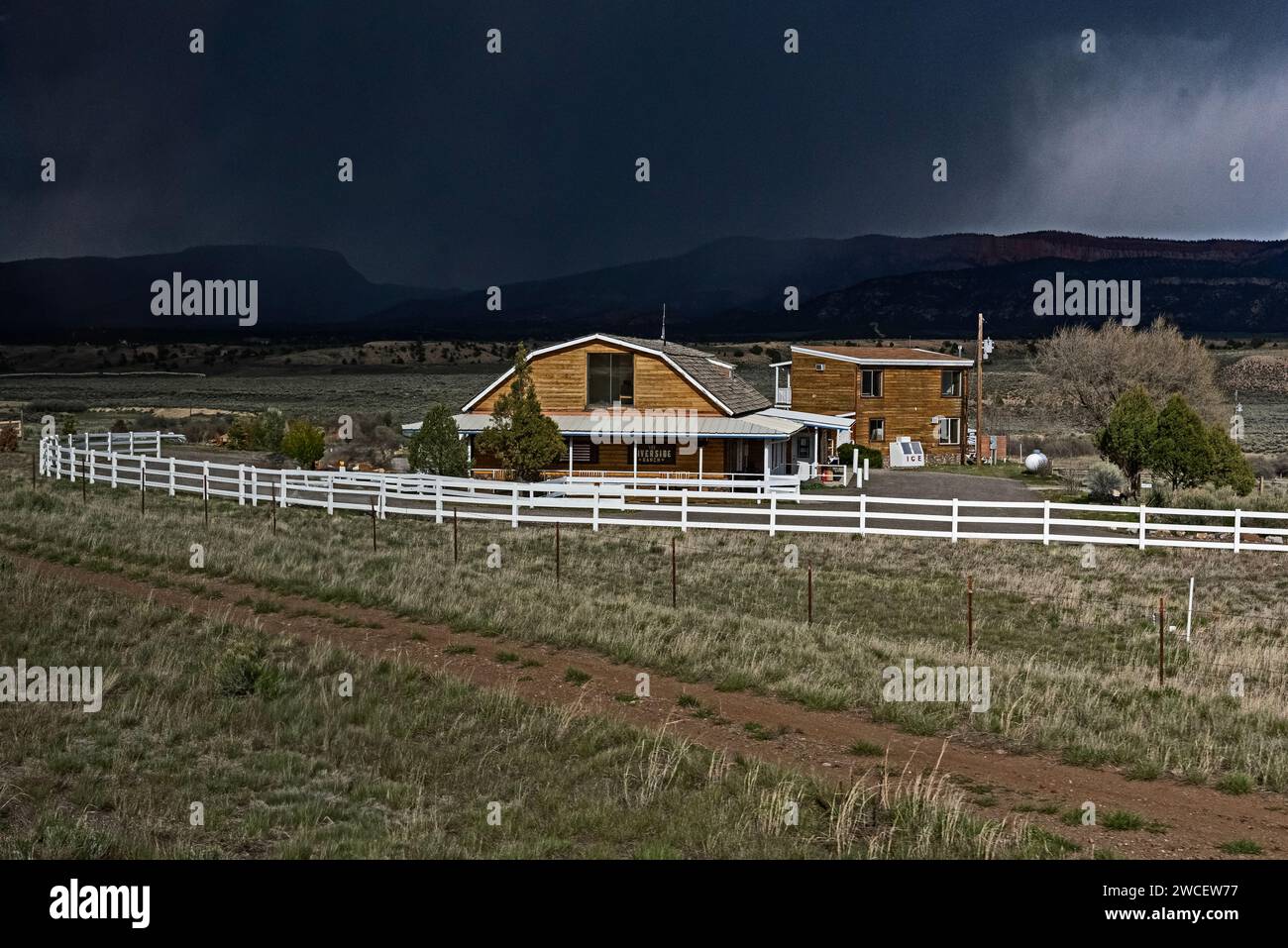 The Riverside Ranch RV Park Motel & Campground, , Utah, USA Stock Photo ...