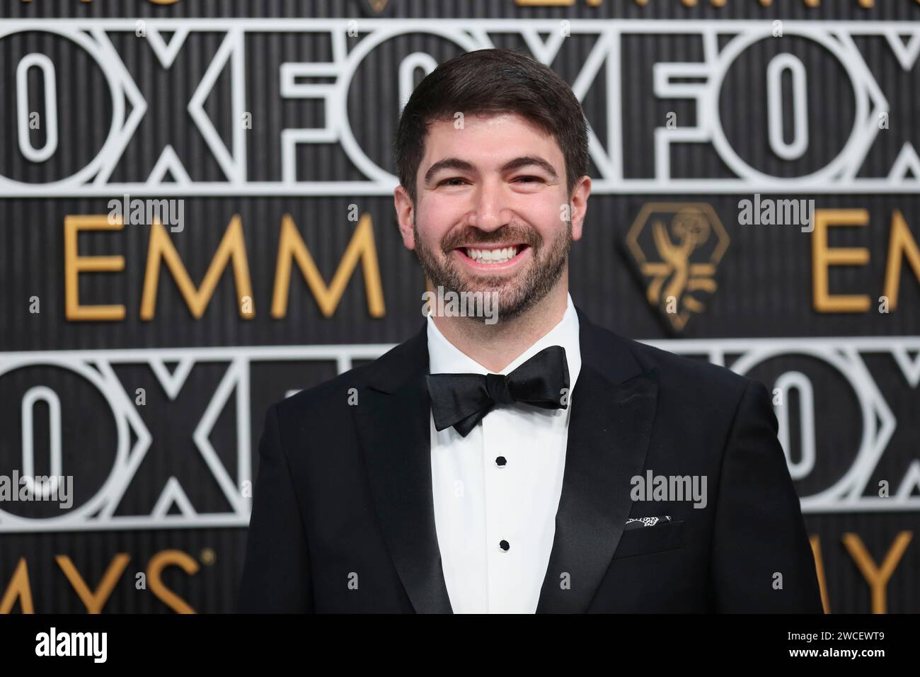 Daniel Glantz poses for a Red Carpet portrait at the 75th Emmy Awards ...