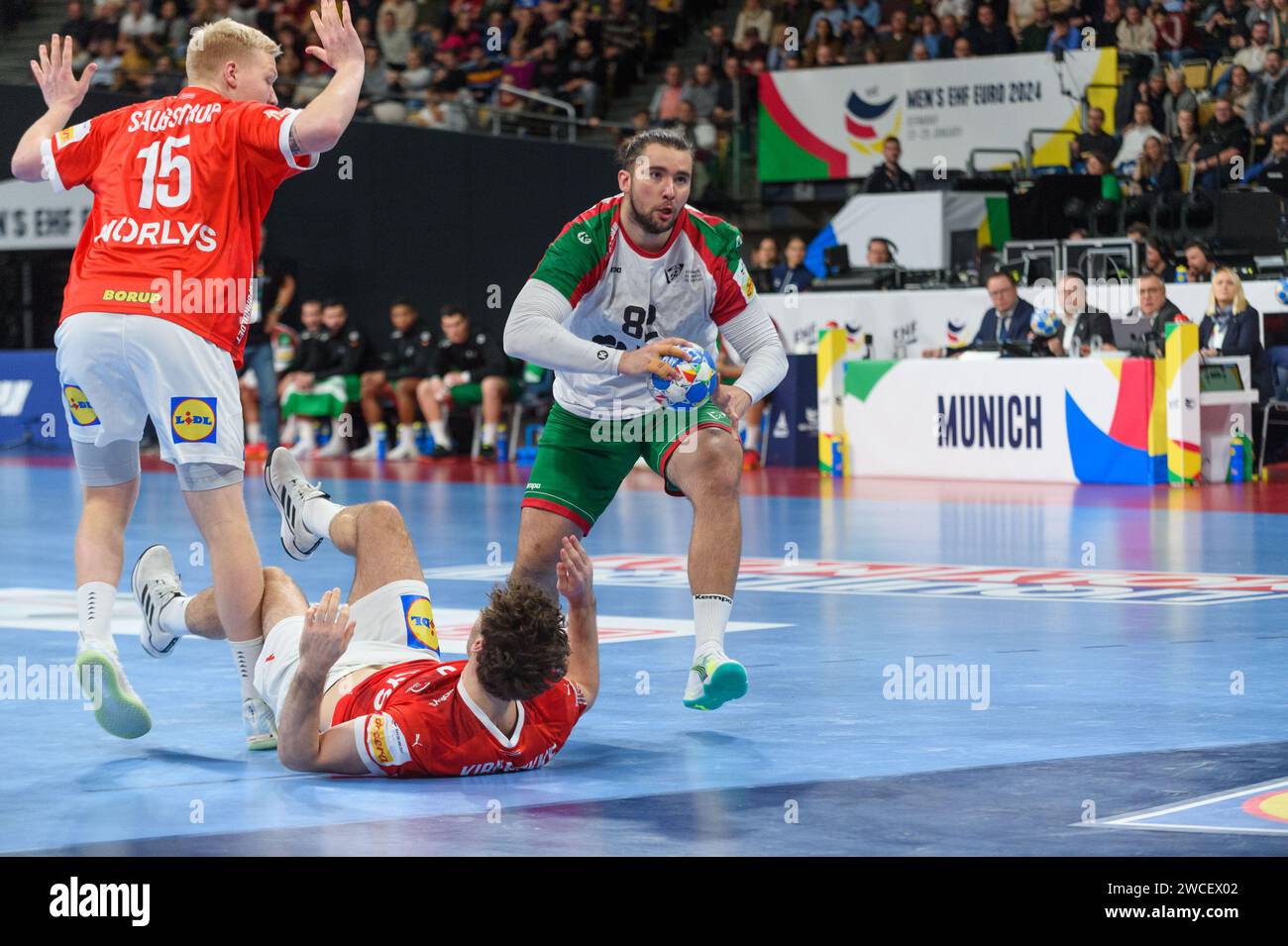 Munich, Germany. 15th Jan, 2024. Munich, Germany, January 15th 2024: Luis Frade (82 Portugal ...