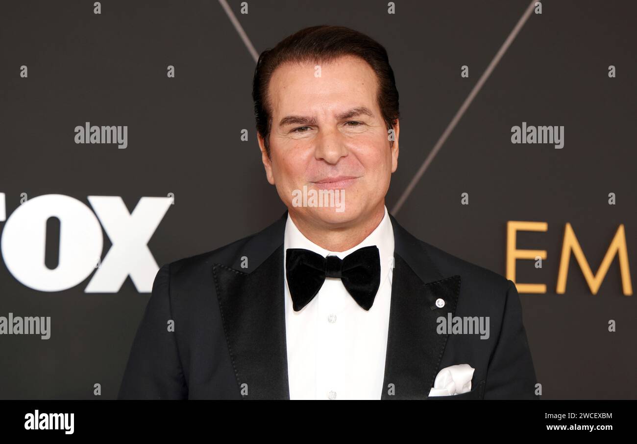 Vincent De Paul walks the red carpet at the 75th Emmy Awards on Monday ...