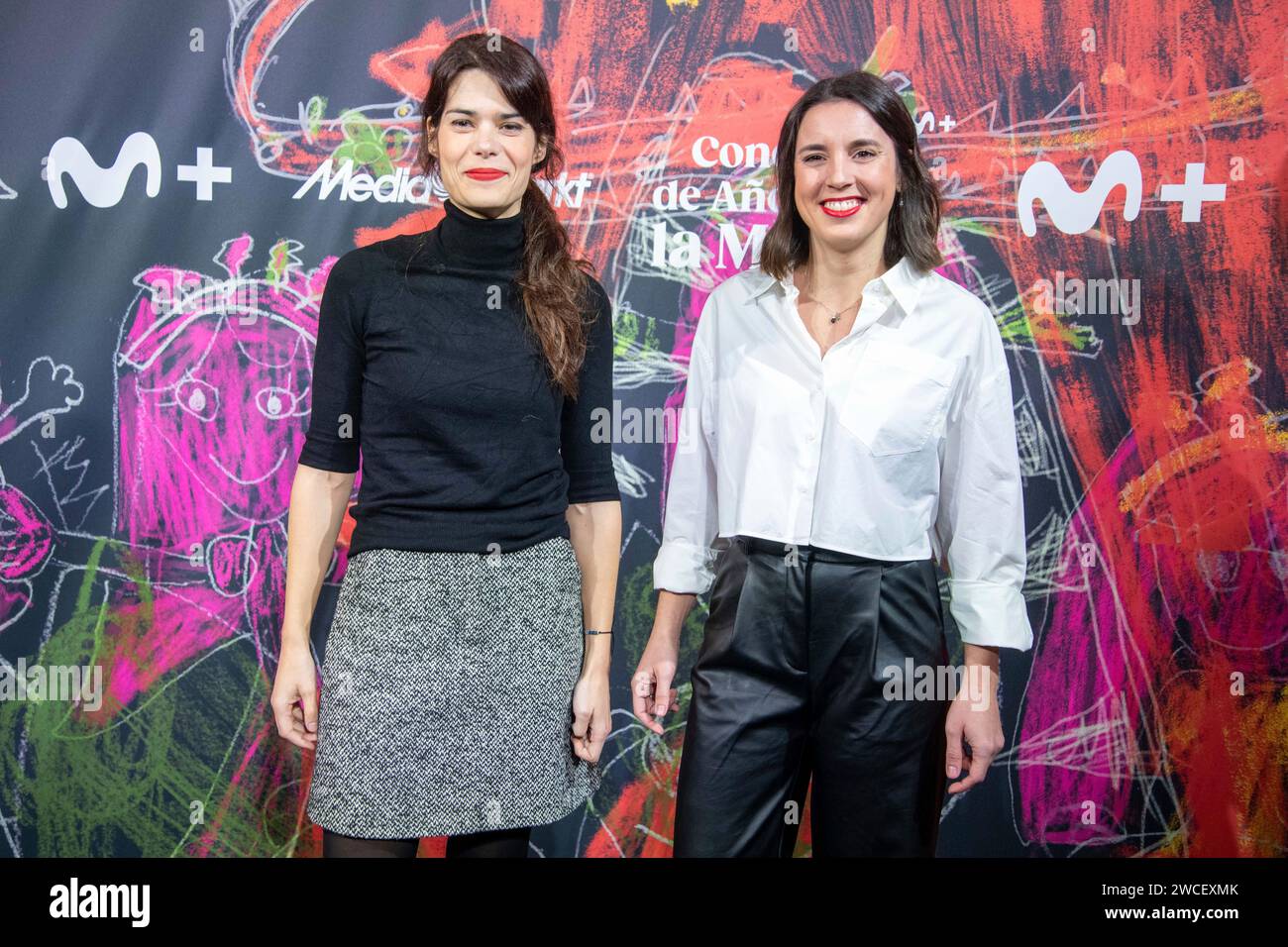 Isa Serra and Irene Montero attend the first concert of 'Stella Maris ...