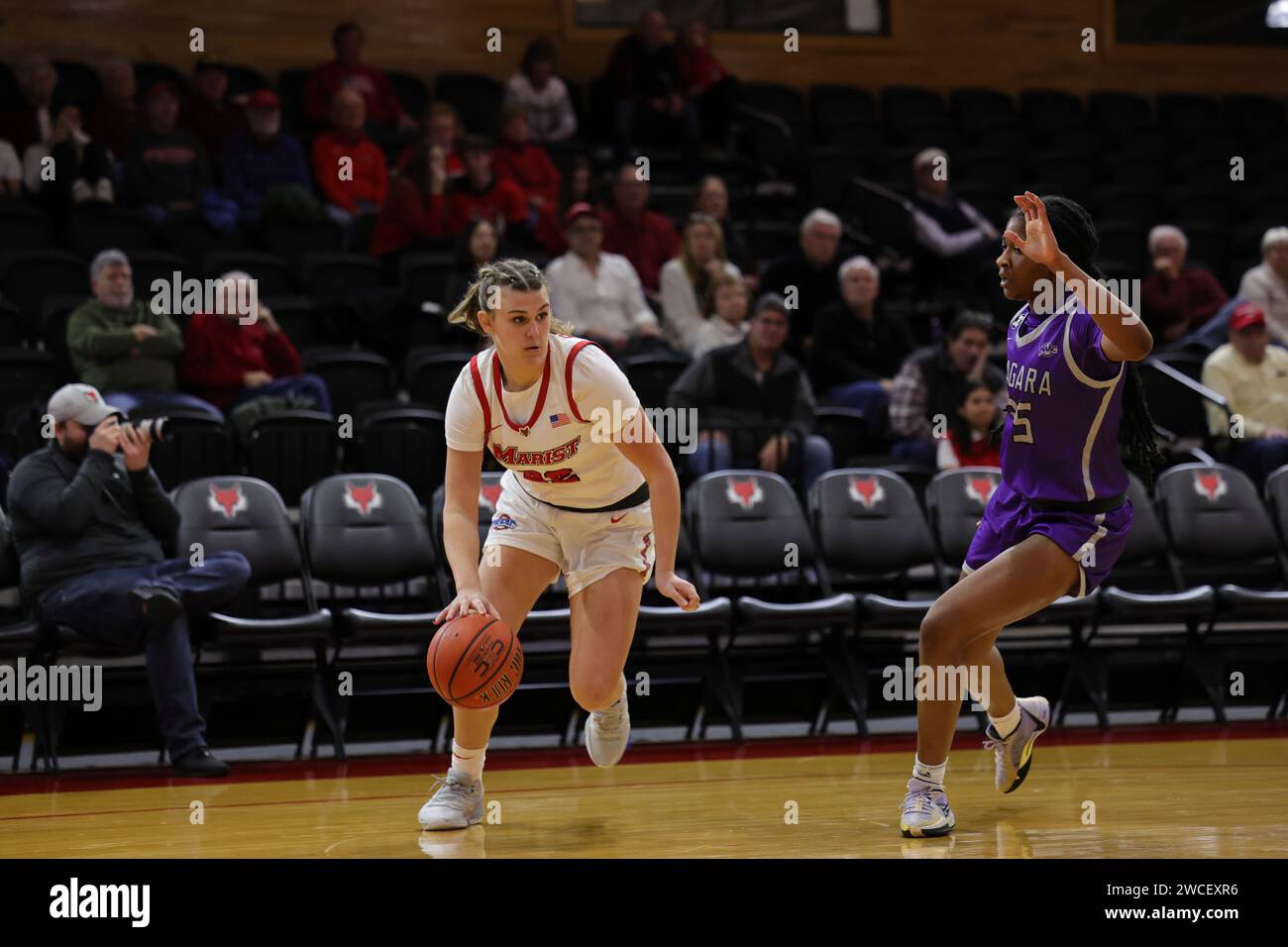 Poughkeepsie, New York, USA. 13th Jan, 2024. During the MAAC conference ...