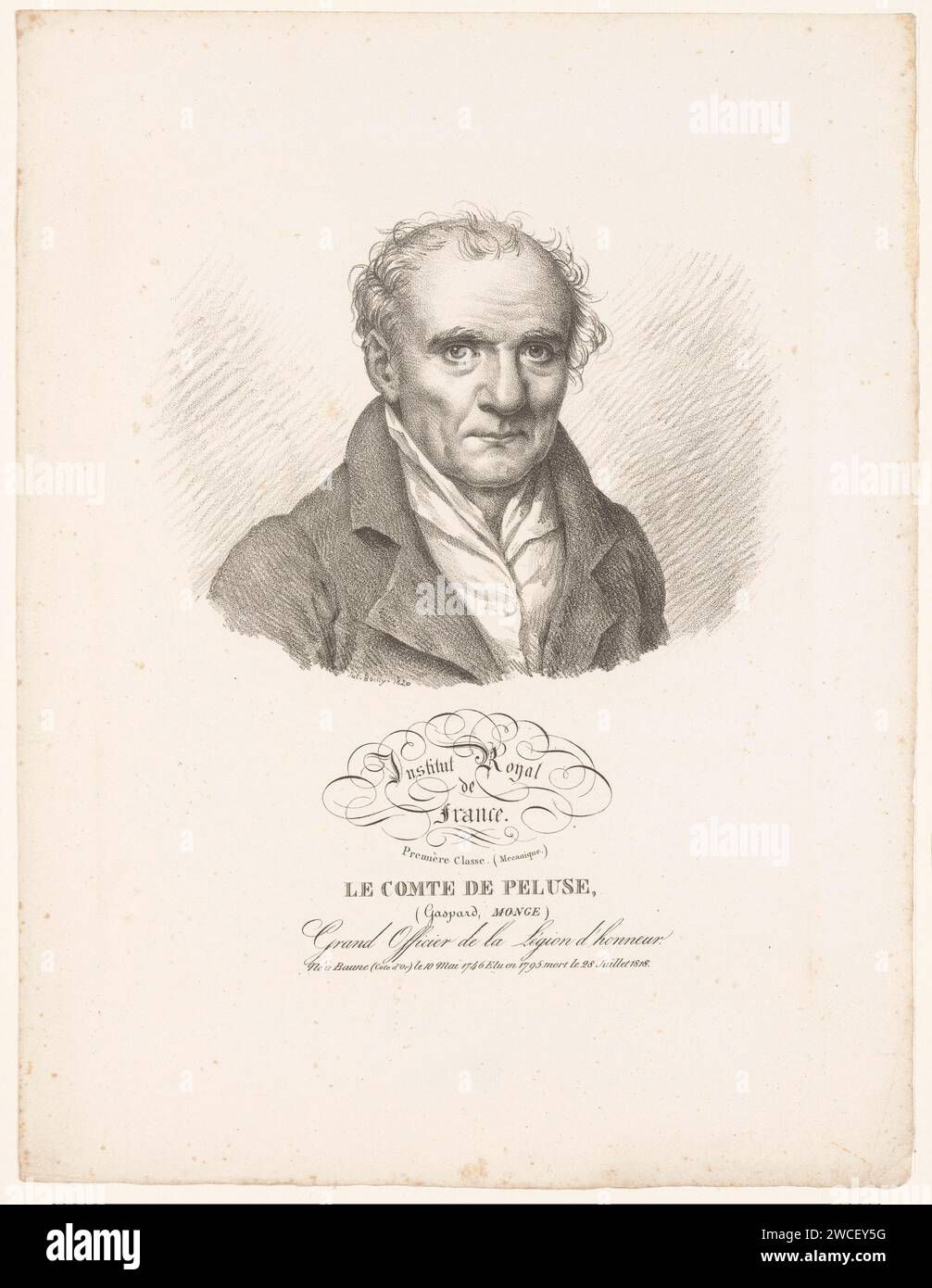 Portrait of the Mathematical Gaspard Monge, Count Van Péluse, Julien ...