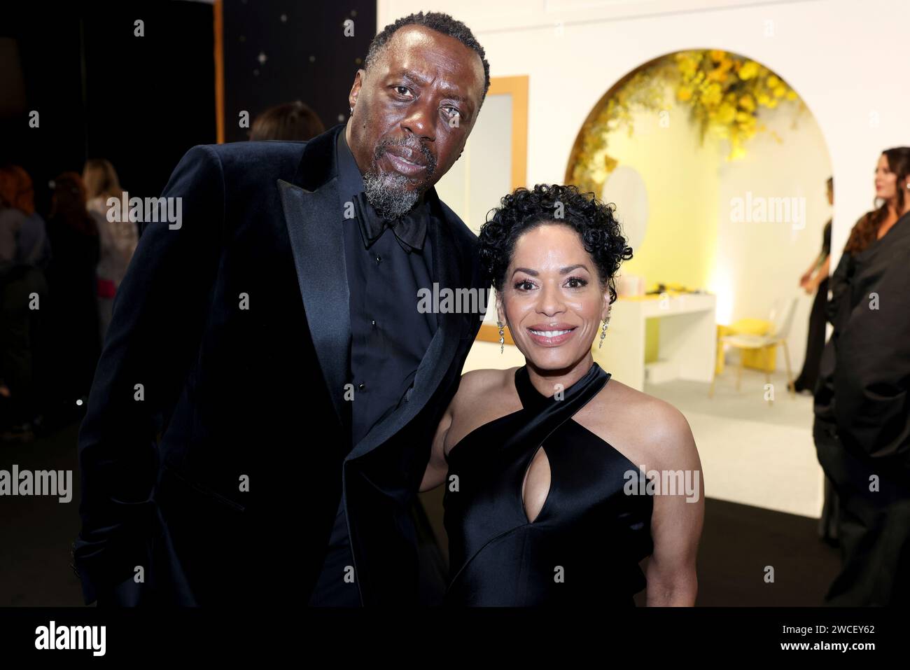 Edwin Lee Gibson, left, and Liza Colón-Zayas enhance their look and ...